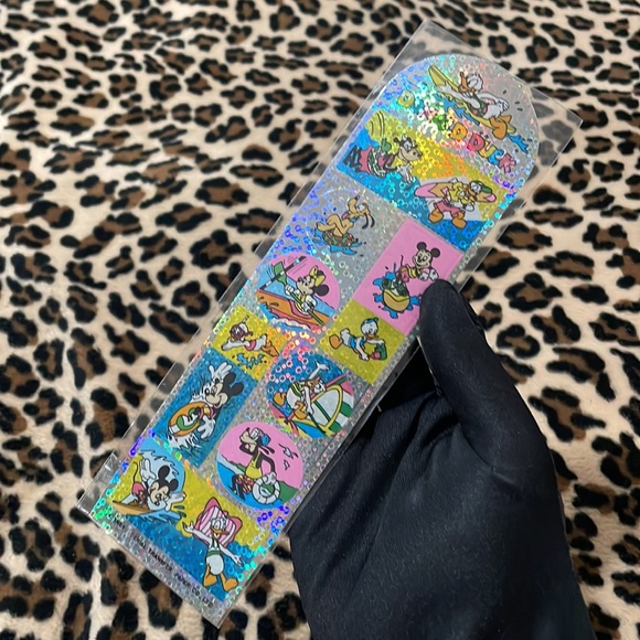Disney | Other | Vintage Disney Prism Stickers Hologram Summer Swim ...
